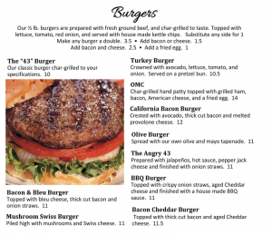 Our Menu – Latitude 43